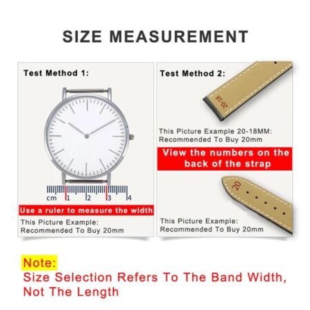 How to Measure the Watch Strap Size
