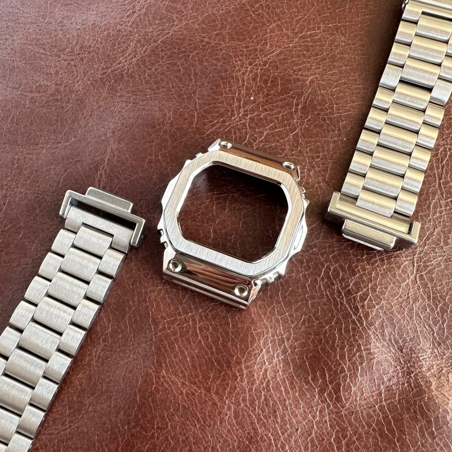 Casio G-Shock DW-5600 Steel Watch Strap Mod Kit - invella